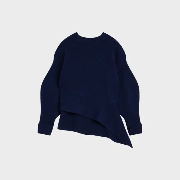 Givenchy Asymmetric Long Knitted Sweater
