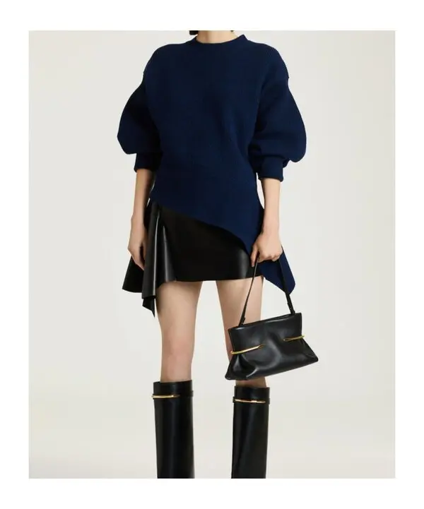 Givenchy Asymmetric Long Knitted Sweater