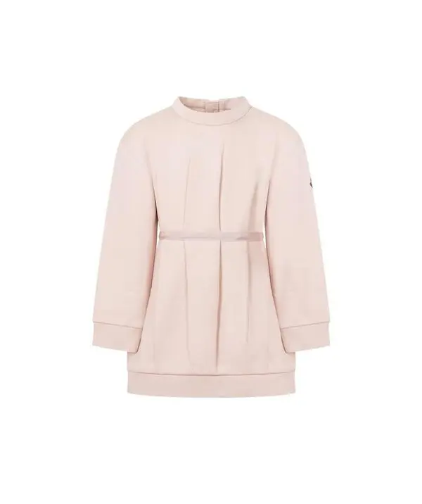 Moncler Pleated Logo-patch Dress