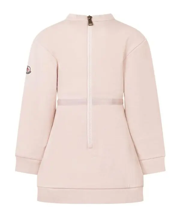 Moncler Pleated Logo-patch Dress