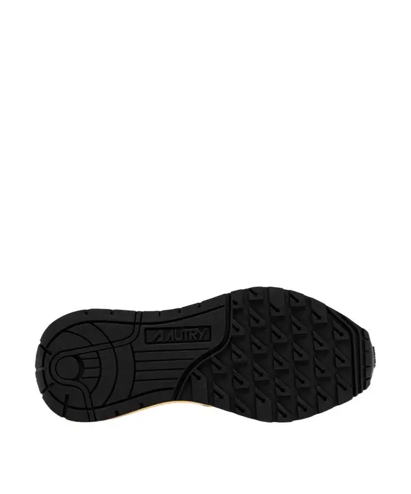 AUTRY Logo-patch Panelled Sneakers - Pink