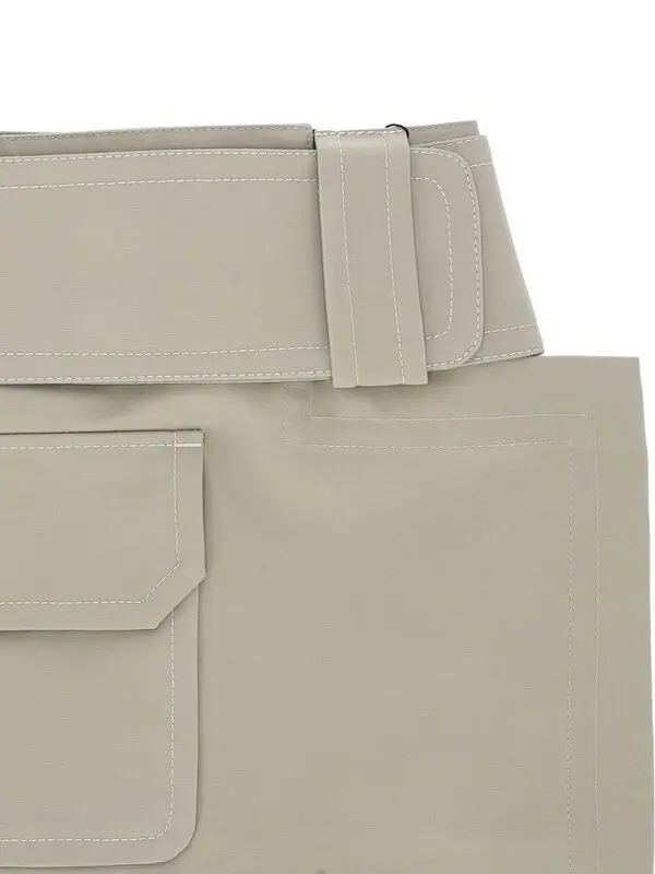 AMI Paris Utility Pocket Mini Skirt