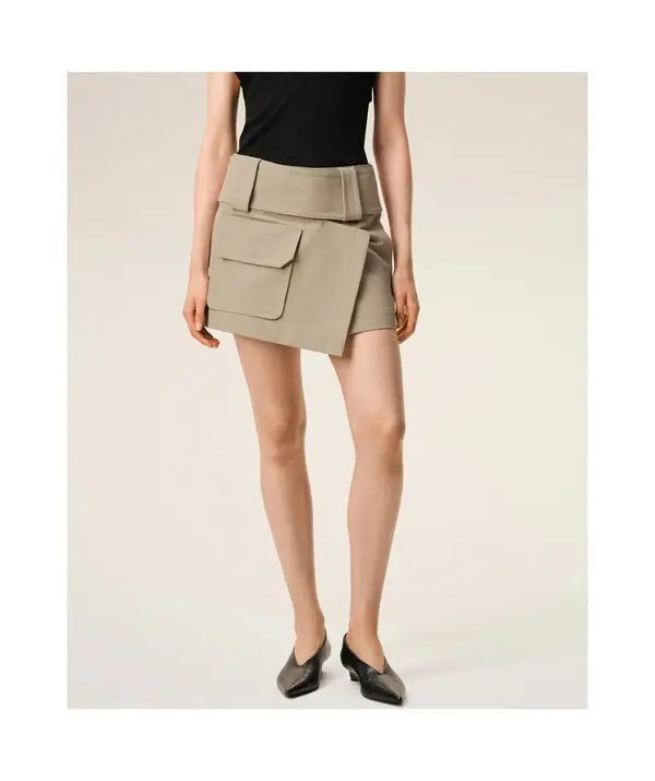 AMI Paris Utility Pocket Mini Skirt