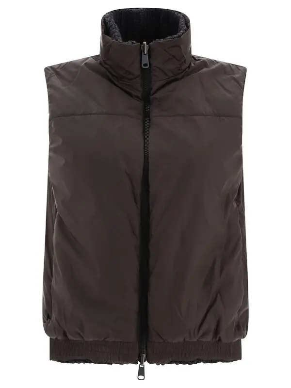 Brunello Cucinelli Reversible Zip-up Gilet