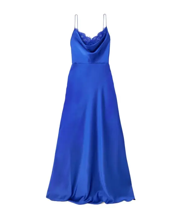 Rebecca Vallance Remi Lace-trimmed Evening Dress