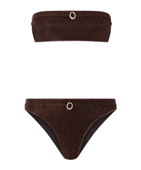 Oseree Bandeau Bikini Set - No