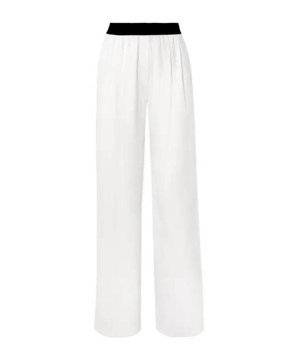 Loulou De Saison Pleated Twill Straight-leg Trousers