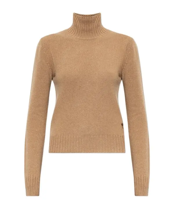 AMI Paris De Coeur Roll-neck Sweater