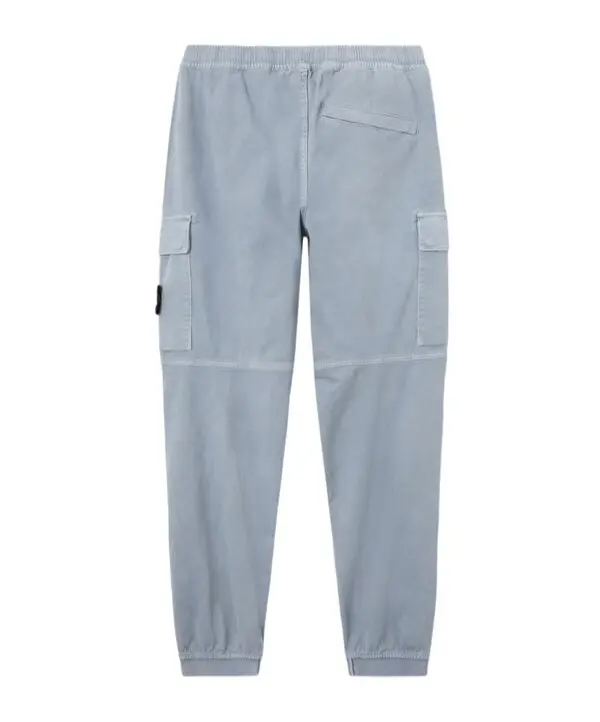 Stone Island Regular-tapered-fit Jogger Trousers With Elastic Waist - Ashes