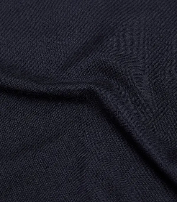 Brunello Cucinelli Ribbed-knit V-neck Jumper - Black
