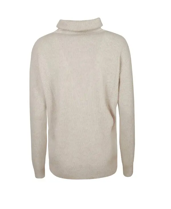 Brunello Cucinelli High Neck Knitted Jumper