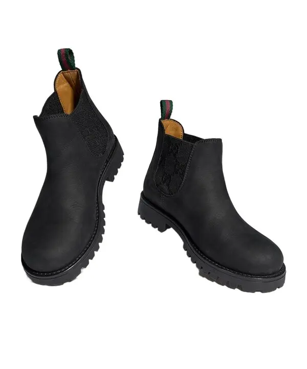 Gucci Gg Elastic Ankle Boot