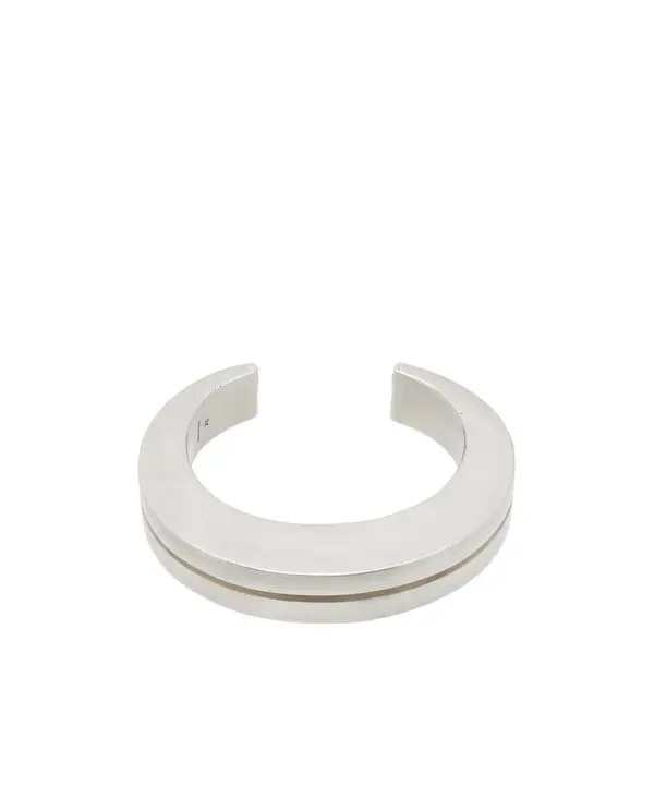 PARTS OF FOUR Crescent Crevice V2 Bracelet - Acid Silver