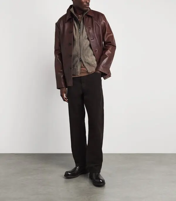 Corneliani Wool-suede Hybrid Jacket