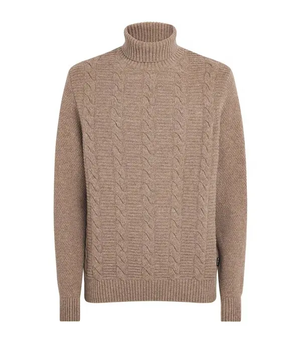 Barbour Wool Staplecross Rollneck Sweater