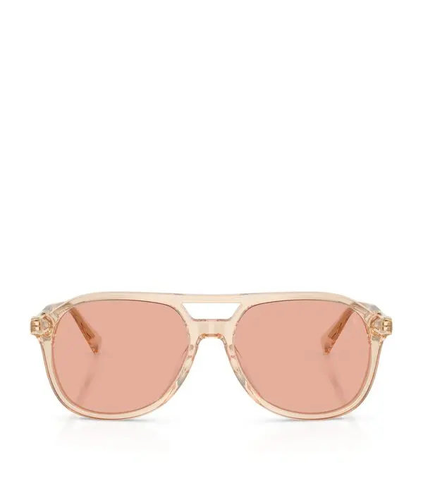 Brunello Cucinelli Acetate Aviator Sunglasses