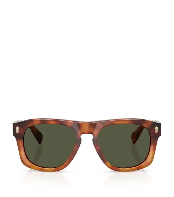 Brunello Cucinelli Acetate Alke Pillow Sunglasses - Brown