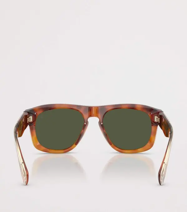 Brunello Cucinelli Acetate Alke Pillow Sunglasses - Brown