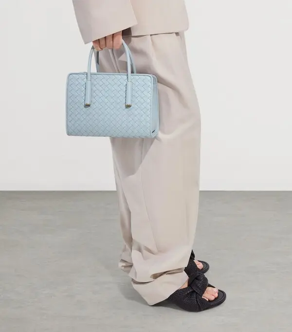 Bottega Veneta Baby Leather Barbara Tote Bag