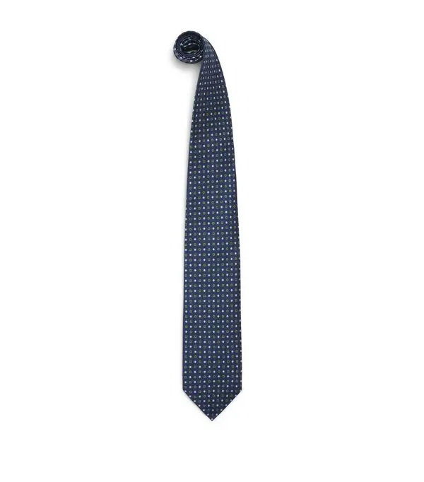 E. MARINELLA Silk Printed Tie