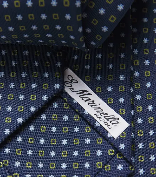 E. MARINELLA Silk Printed Tie