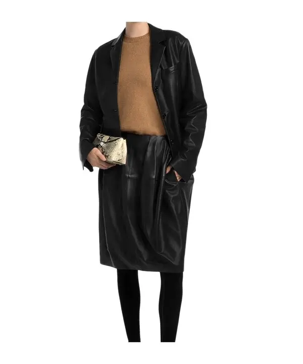 TOTEME Long-sleeve Leather Jacket