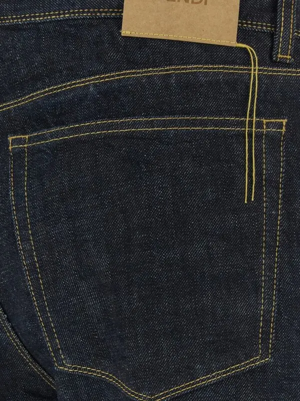 Fendi Straight-leg Slim Fit Jeans