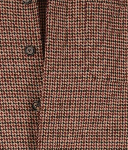 Eleventy Houndstooth Overshirt Jacket - Dark Brown