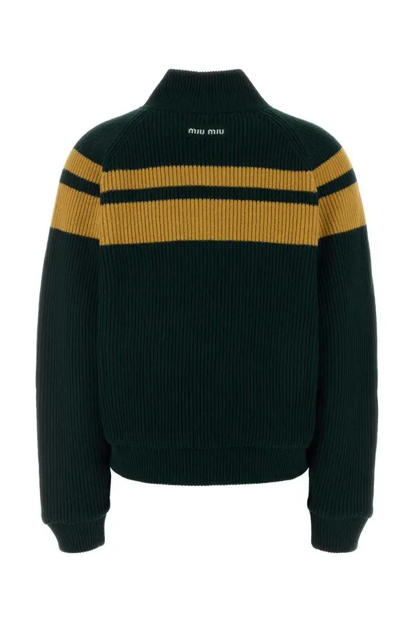 Miu Miu Long-sleeve Knit Top