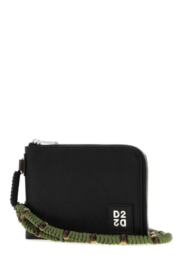 Dsquared2 Leather Upside Down Clutch