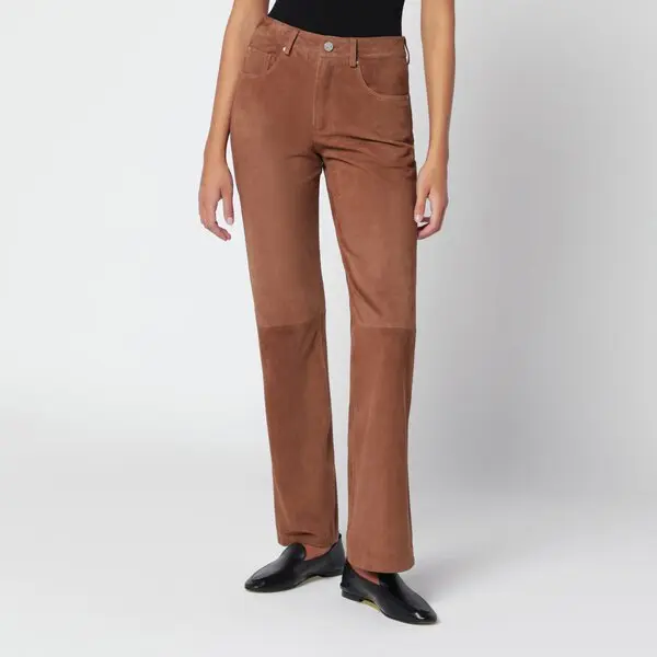 ARMA Beige Jean Trousers In Suede