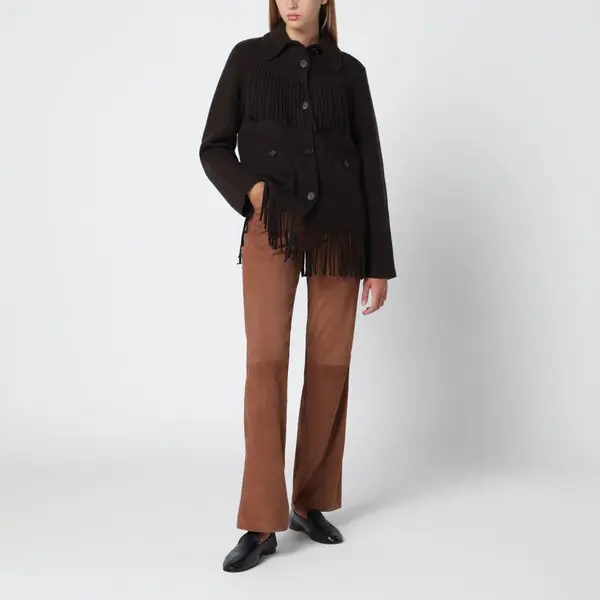 ARMA Beige Jean Trousers In Suede