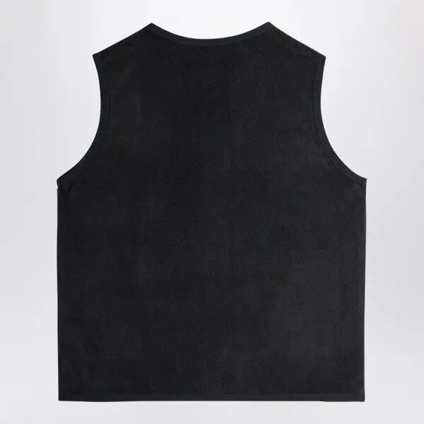 MINI RODINI Microfleece Vest With Penguin Patch
