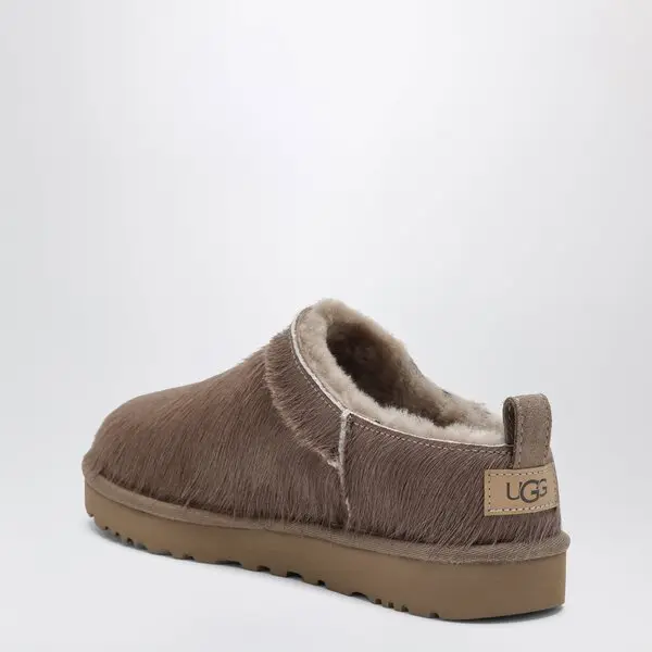 UGG Classic Micro Caribou Pony Skin Ankle Boots - Brown