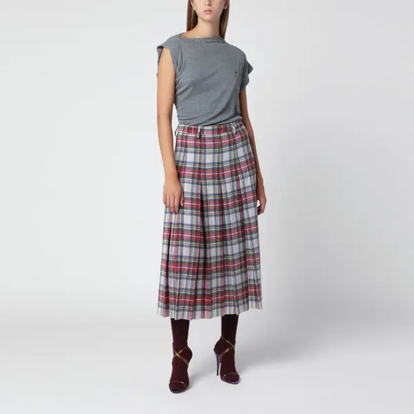 VIVIENNE WESTWOOD Dark Mélange Asymmetric Hebo T-shirt - Grey