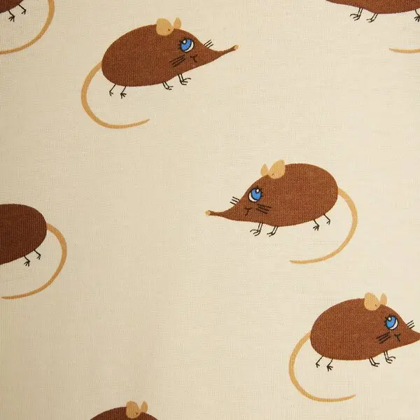 MINI RODINI Short-sleeved T-shirt With Mouse Print