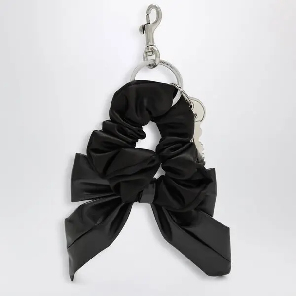 Balenciaga Keyring With Bow And Scrunchie - Black