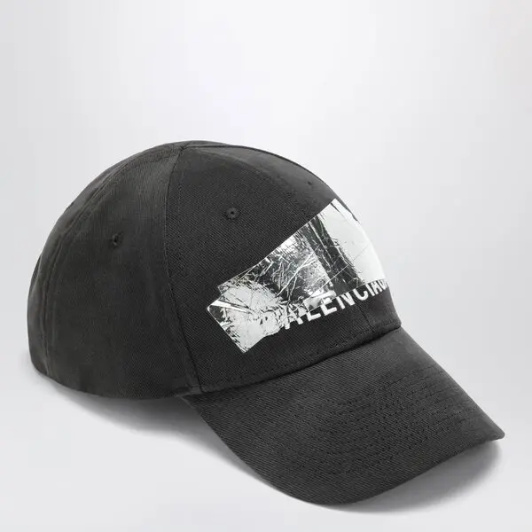 Balenciaga Baseball Cap With Graphic Logo Patch