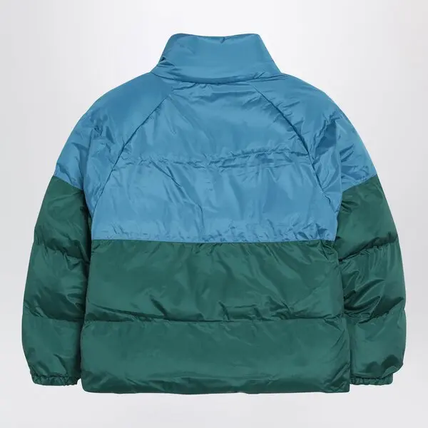 TINYCOTTONS Green/light Blue Colour-block Down Jacket