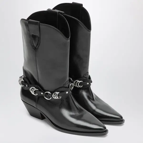 Isabel Marant Étoile Duerto Calfskin Boots - Black
