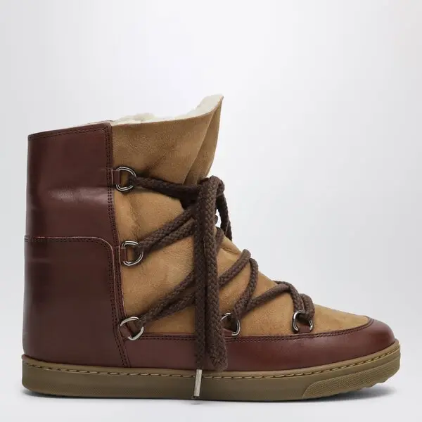 Isabel Marant Étoile Suede Ankle Boots With Leather Inserts