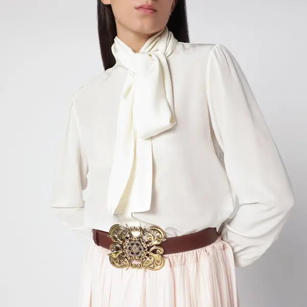 Chloé Wild Medallion Belt - Brown