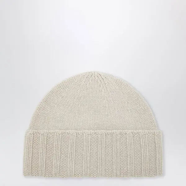 DRUMOHR White Cashmere Beanie - Beige
