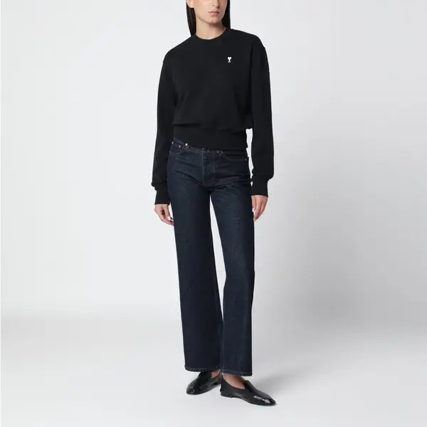 AMI Paris De Coeur Crew-neck Sweatshirt