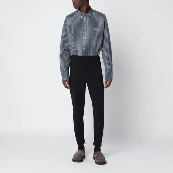 Loewe And White Technical Cotton Shirt - Black
