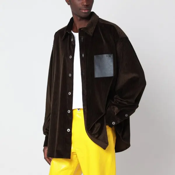 Loewe Cotton Corduroy Shirt - Brown
