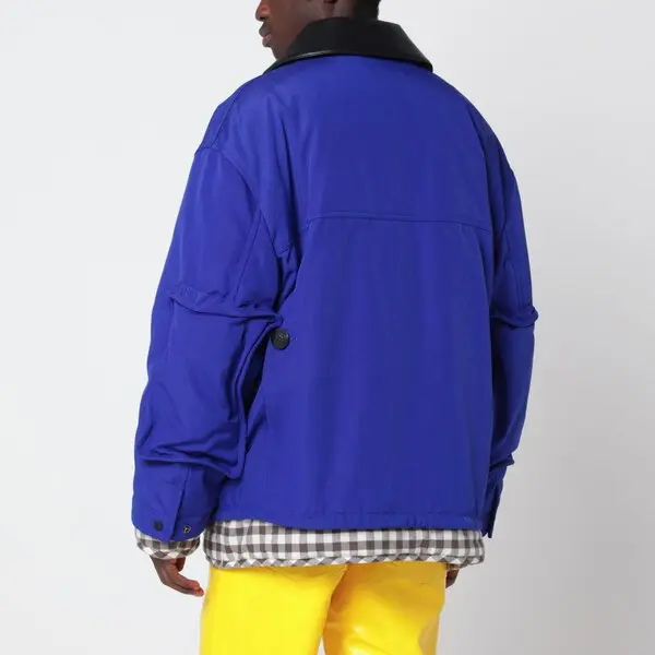 Loewe Layered-construction Nylon Jacket - Blue