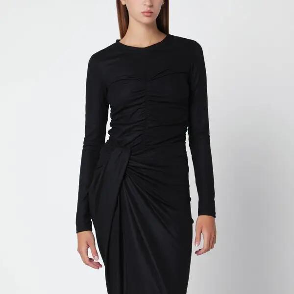 Isabel Marant Étoile Delesa Wool Jersey Top - Black