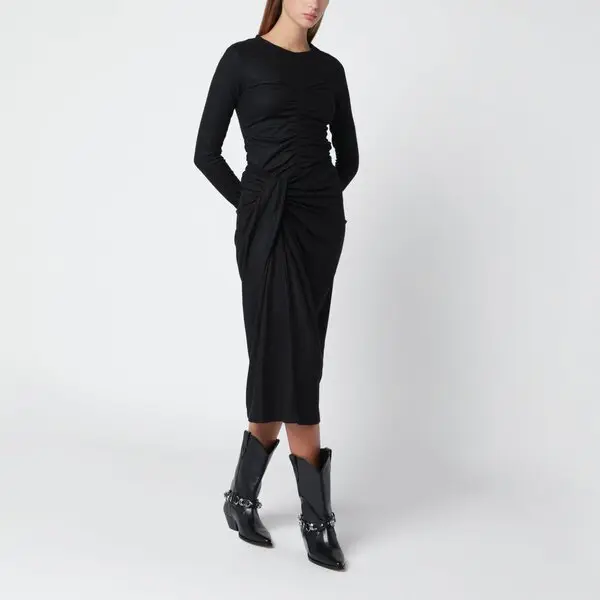 Isabel Marant Étoile Jeldia Midi Skirt In Flannel Jersey