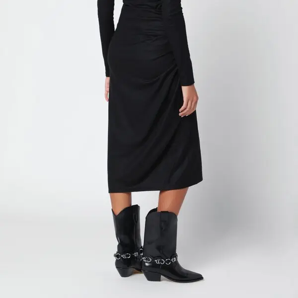 Isabel Marant Étoile Jeldia Midi Skirt In Flannel Jersey